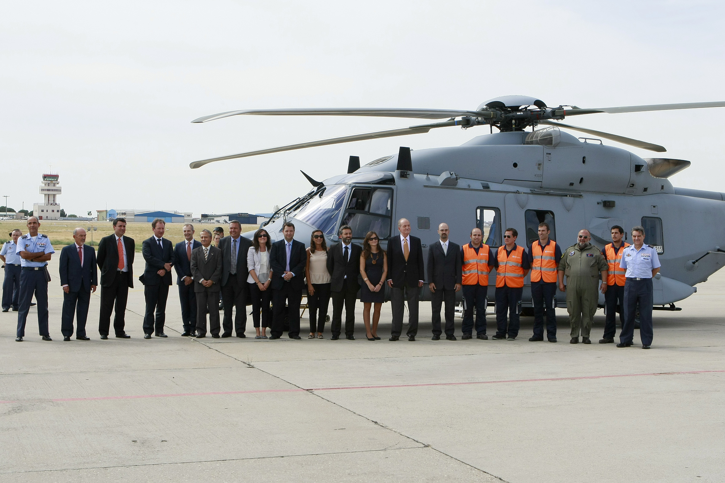 King Juan Carlos I Takes to the Air in the Spanish NH90 Helicopter ...